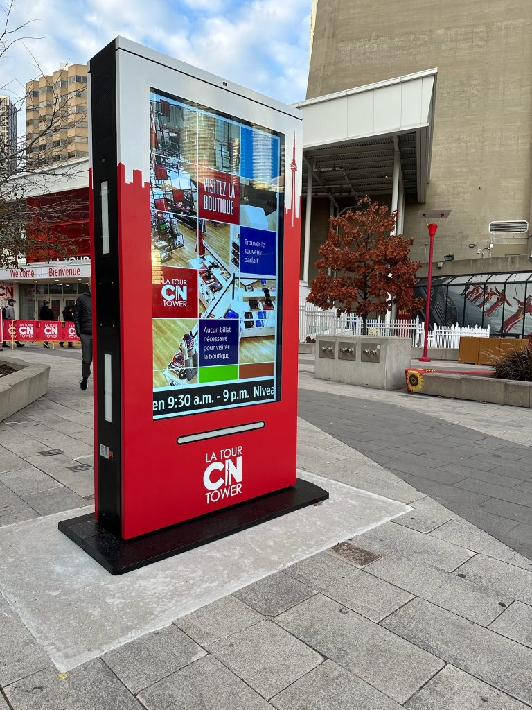 Eflyn's 75" Dual Sided Outdoor Digital Signage: A CN Tower Success ...