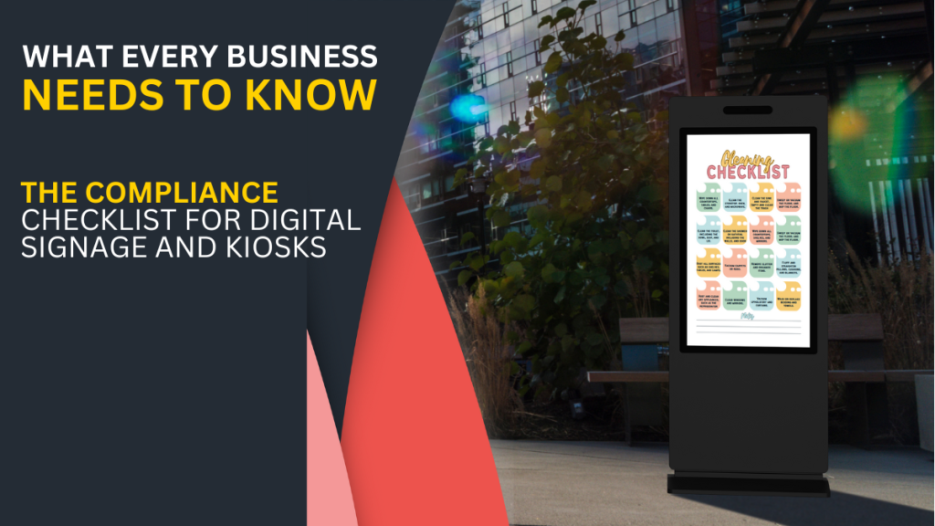 Digital Signage Compliance Checklist: Essential Guide for Businesses ...