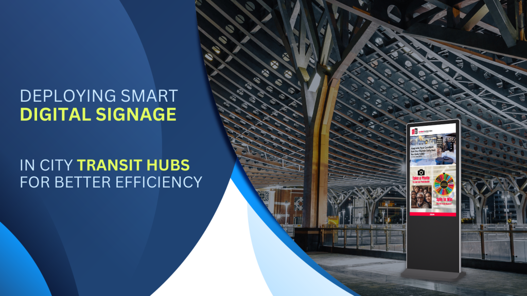 Transforming City Transit with Smart Digital Signage Solutions - Eflyn