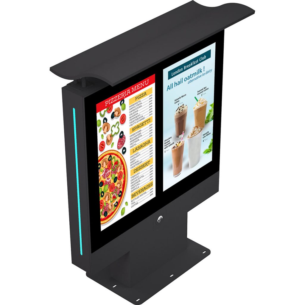 Drive Thru Dual Screen Model - Available in 32" and 49" - Eflyn